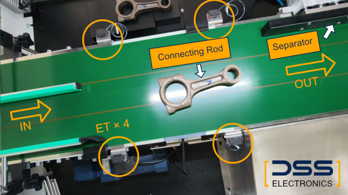Double head connecting rod and hardness sorting system