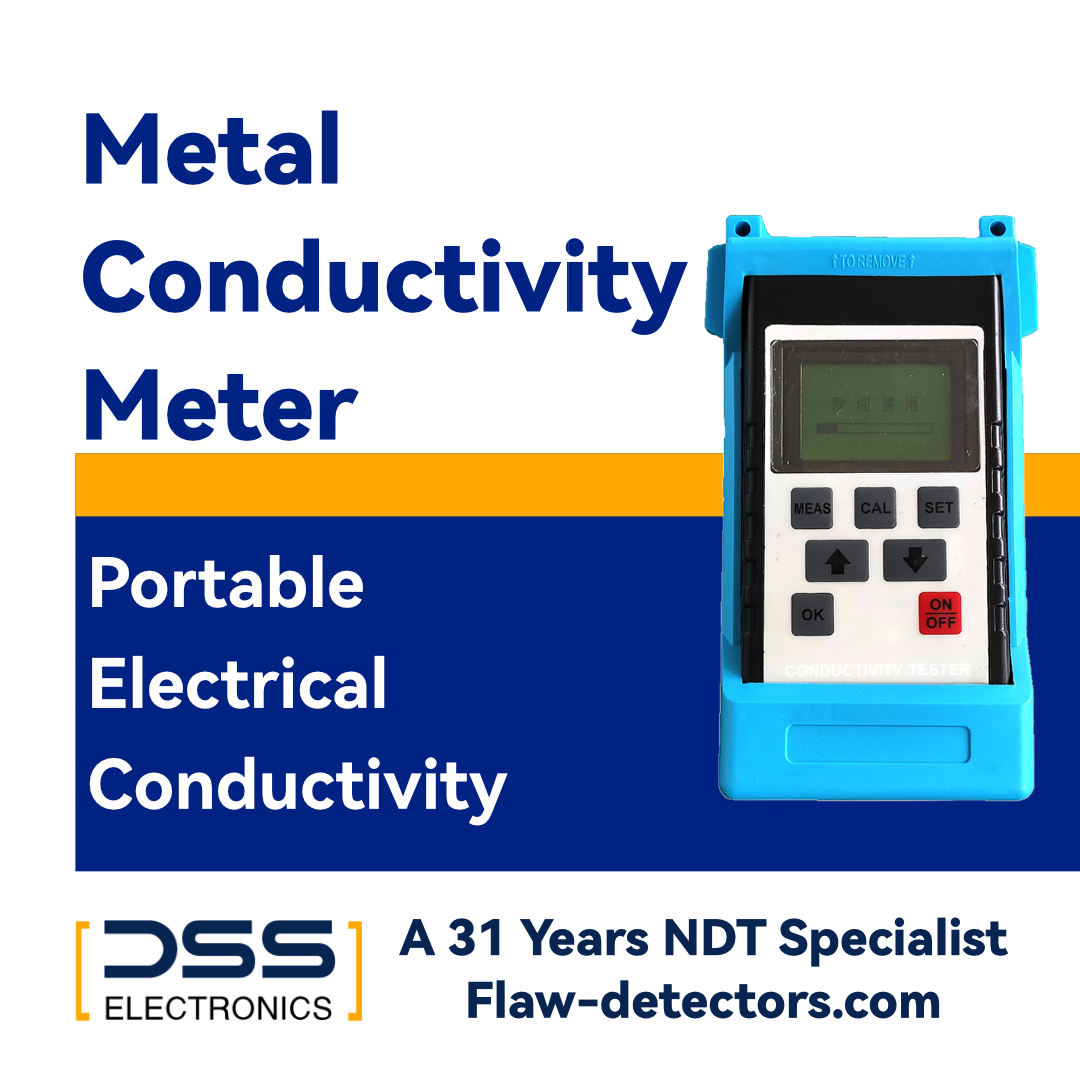 FET-3X3 Portable Metal Conductivity Meter | NDT Tester for Resistivity ...