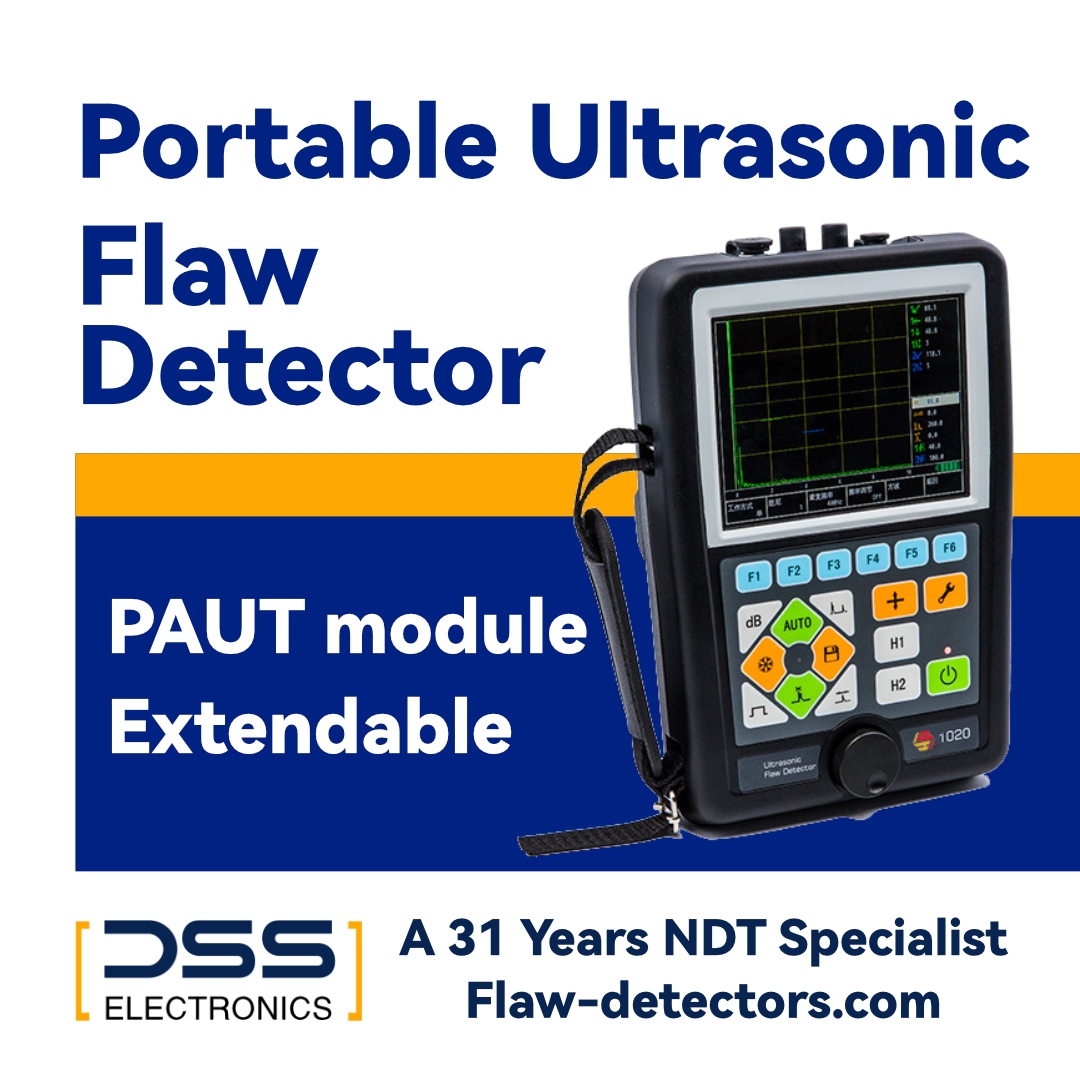 Digital Ultrasonic Flaw Detector for Industrial NDT Applications